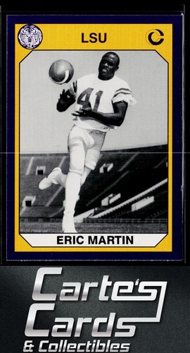 Eric Martin 1990 Collegiate Collection LSU Tigers #57 LSU Tigers | eBay