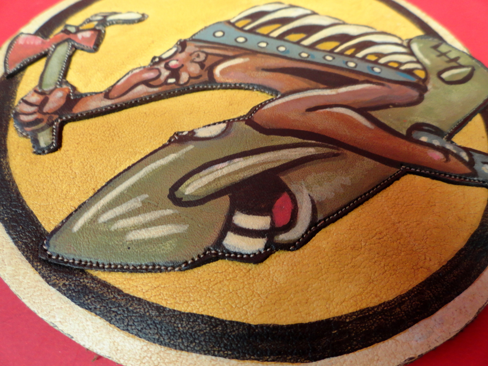 45TH FIGHTER SQUADRON LAYERED LEATHER SQUADRON PATCH | eBay