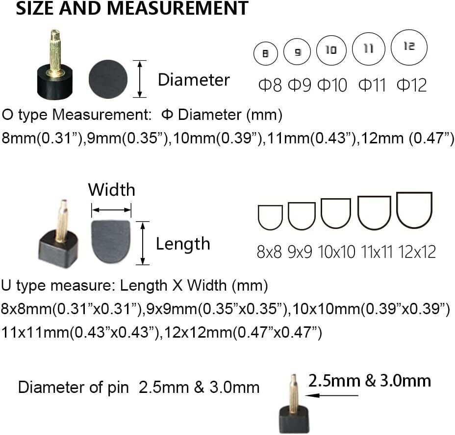 20 Pairs High Heal Tips for Shoe Heel Replacement, Women's Shoe Repair ...
