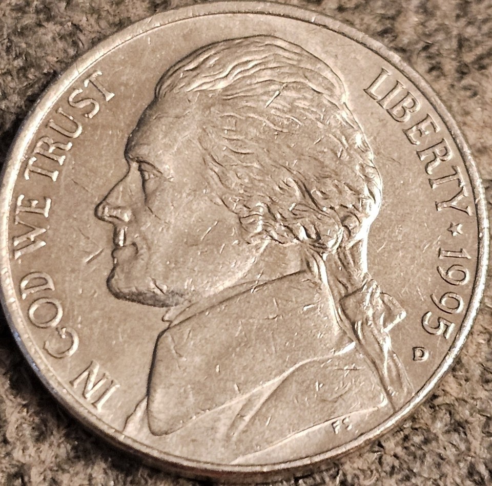 1995 Error Nickel, D Mint Mark. Error On Reverse And Obverse, Rare | eBay