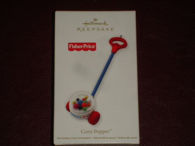 NIB HALLMARK ORNAMENT 2012 Fisher Price Corn Popper Pop NEW Keepsake | eBay