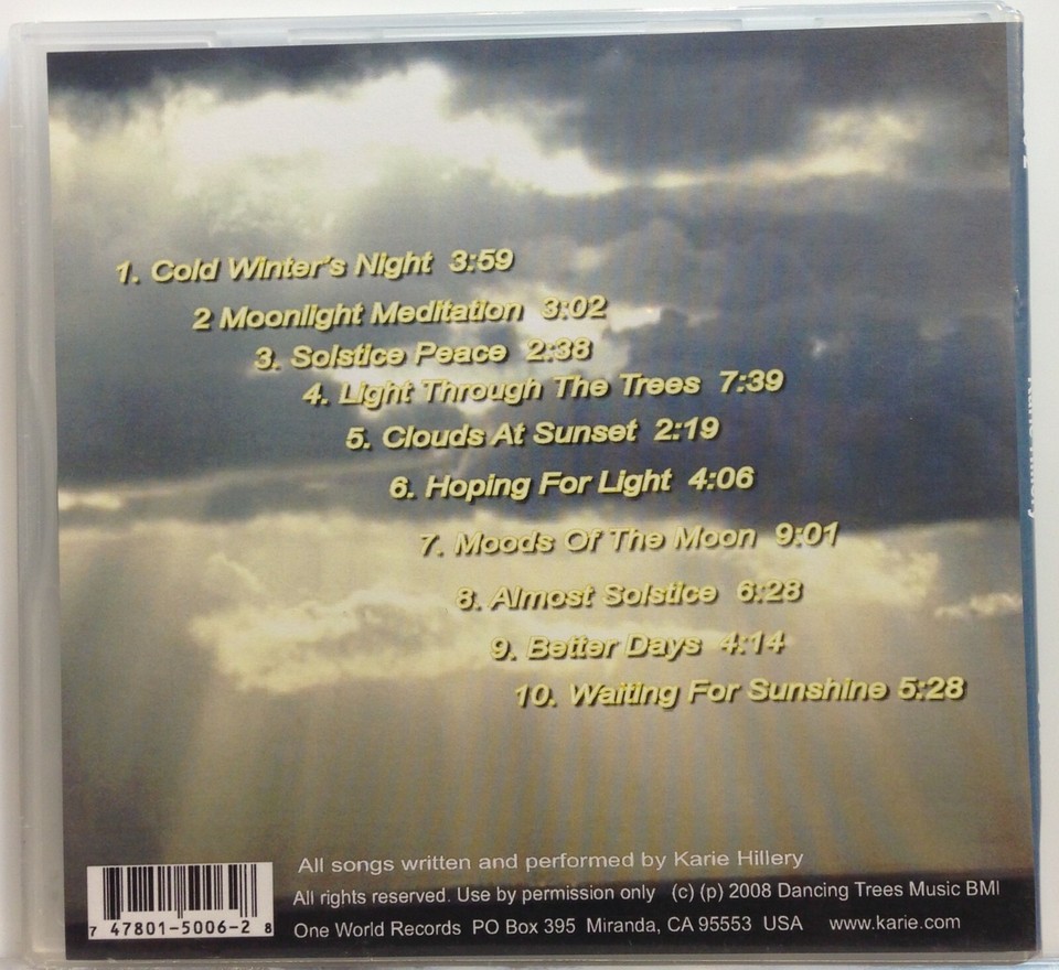 Karie Hillery : Solstice Peace - Piano Musings (CD 2008 One World ...