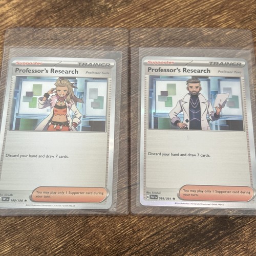 2 Professors Research Pokemon TCG Trainer Cards Holo | eBay