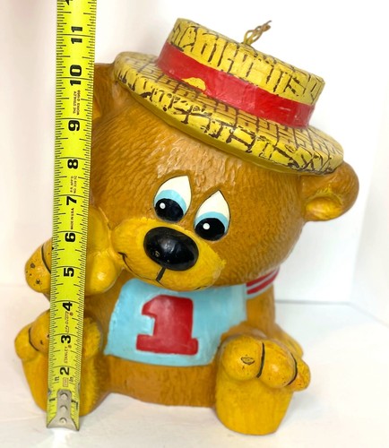 Vintage Wicks n Sticks Candle For Birthday Boy 1 Bear Theme Party ...