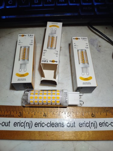 Goodlite G9 LED 7.5 watt 60W Equal 750 Lumens 120v 50,000 hrs quan 3 | eBay