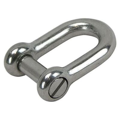 2 x 316G Stainless Steel Shackle D Slotted Head | eBay Australia