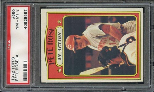 1972 TOPPS #560 PETE ROSE PSA 8 REDS IA *B72732 | eBay