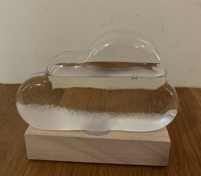 Storm Cloud Weather Predictor Forecast Station - Glass Cloud on Light ...