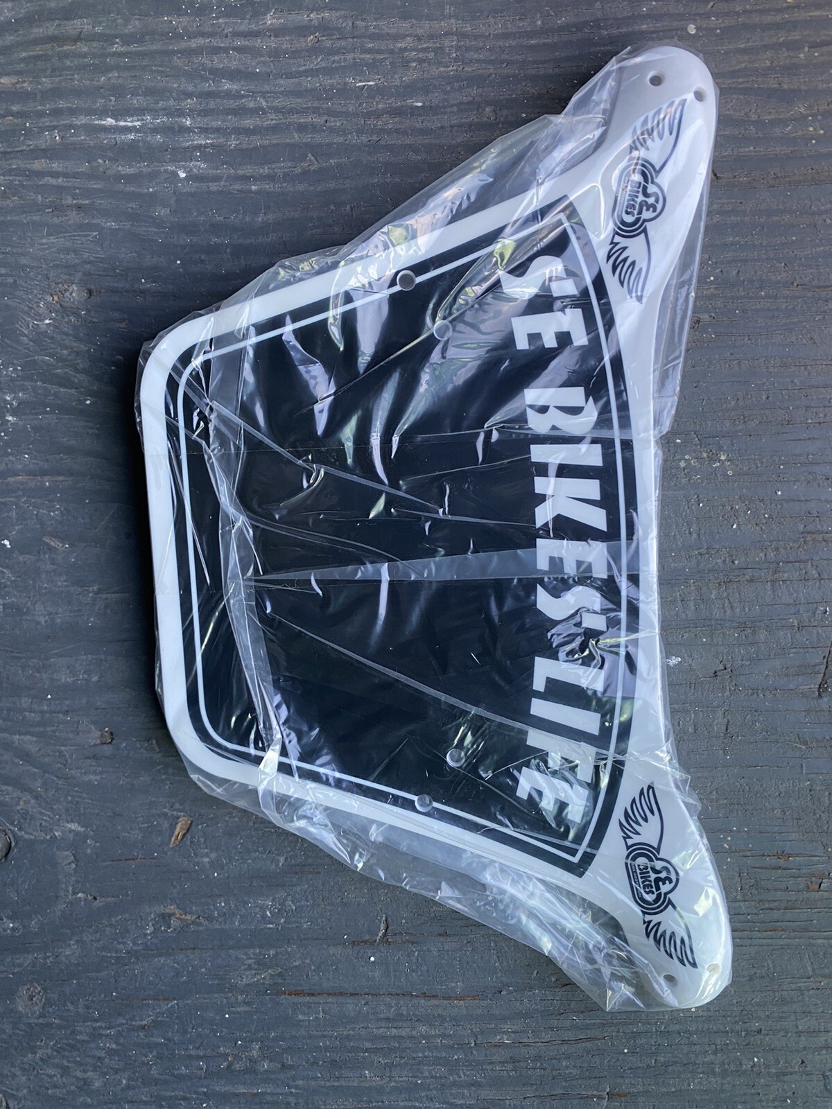 SE BIKES LIFE RAD CARD RACE PLATE BLACK WHITE BIG RIPPER FLYER OM DURO ...