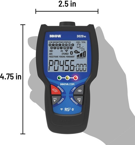INNOVA 3020RS SCANNER DIAGNOSTIC SCAN TOOL CODE READER OBD2 ABS ...