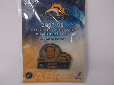 Buffalo Sabres 2007/08 Officially Licensed Collectors Pin #45 Omitri ...