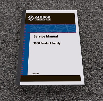 Allison Transmission 3700SP MD3060 MD3060P Shop Service Repair Manual ...