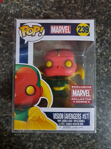 G5 Funko Pop Marvel VISION Avengers Collector Corps Exclusive Vinyl Figure 239 | eBay