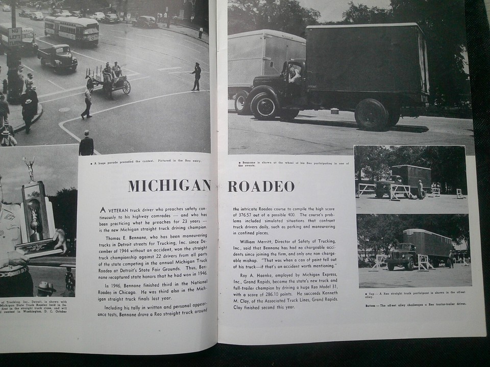REO News Truck Brochure Pamphlet Sept 1948 16 pgs Original 8x11" | eBay