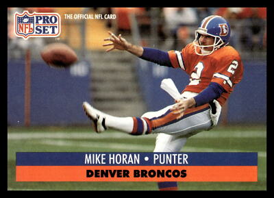 1991 Pro Set #489 Mike Horan Denver Broncos Football Card NM | eBay