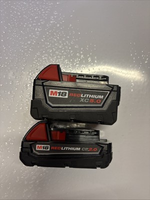 Milwaukee M18 REDLITHIUM XC5.0 Extended Capacity Battery Pack -M 18 Cp ...