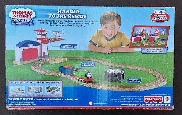 Fisher Price Thomas & Friends Trackmaster Harold To The Rescue Toys r ...