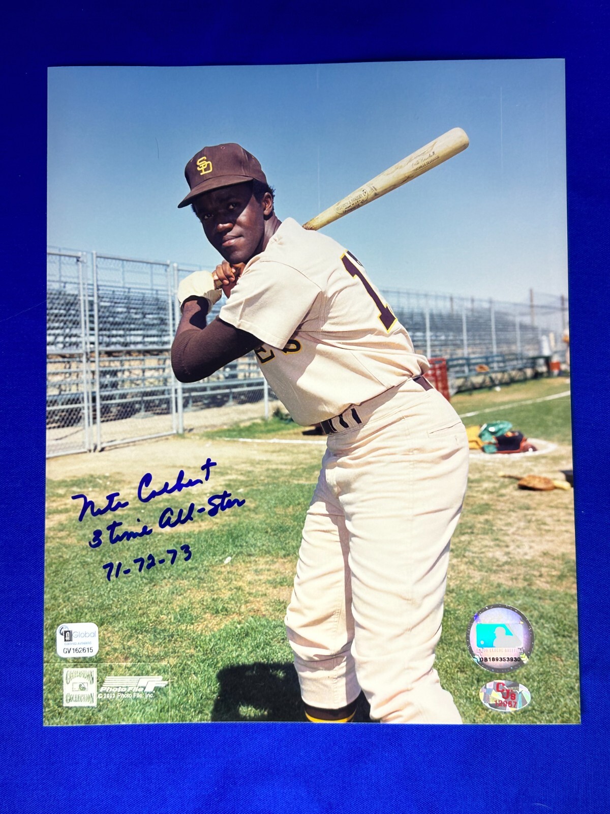 Nate Colbert Auto 8x10 Photo Autograph San Diego Padres COA | eBay