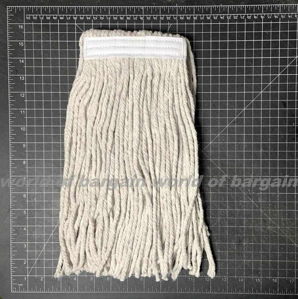 MOP HEAD #16 Heavy Duty Cotton Replacement Refill String Wet Floor Mops ...