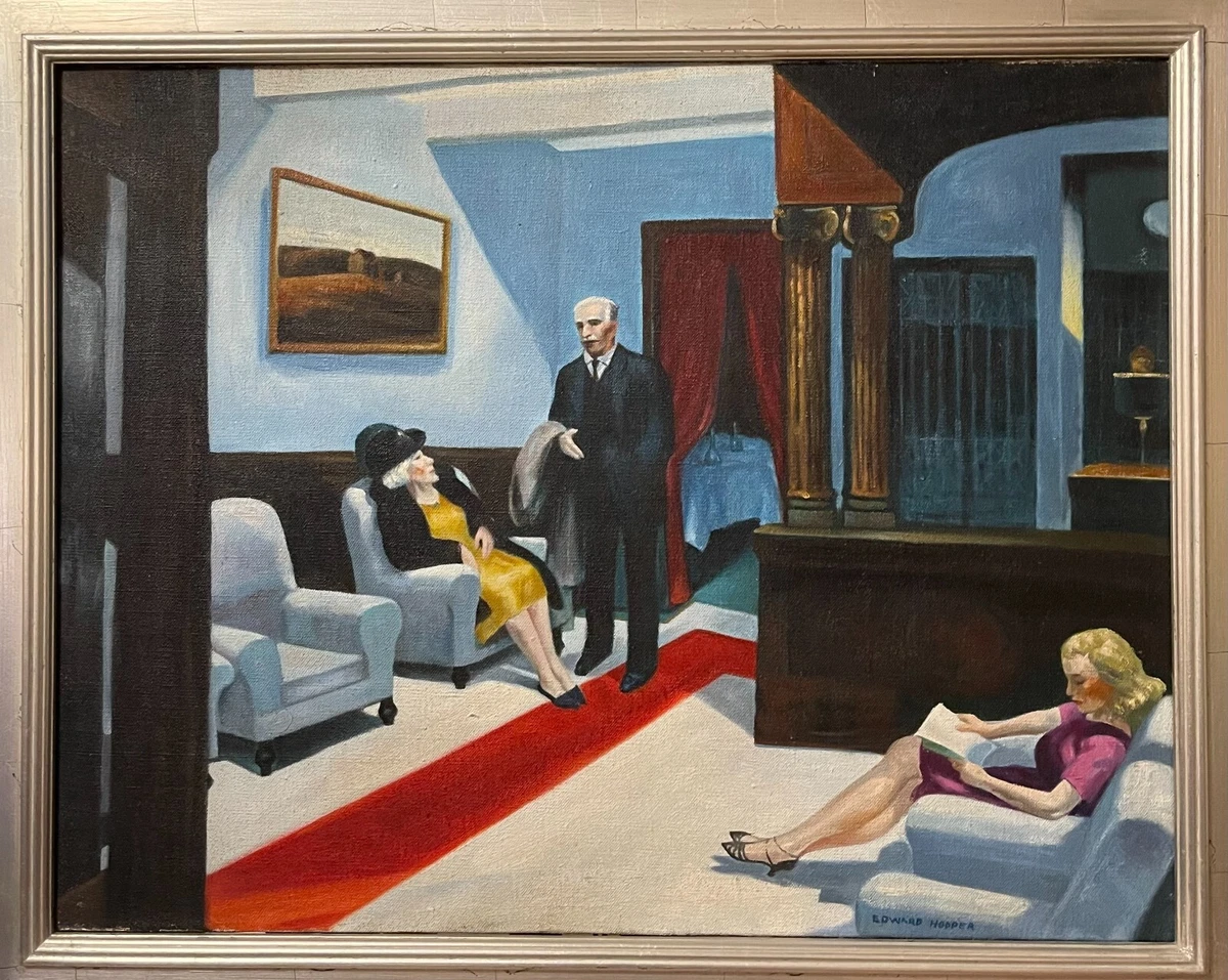 Hotel Lobby Edward Hopper