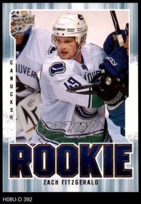 2008 Upper Deck MVP #392 Zach Fitzgerald RC 8 - NM/MT | eBay
