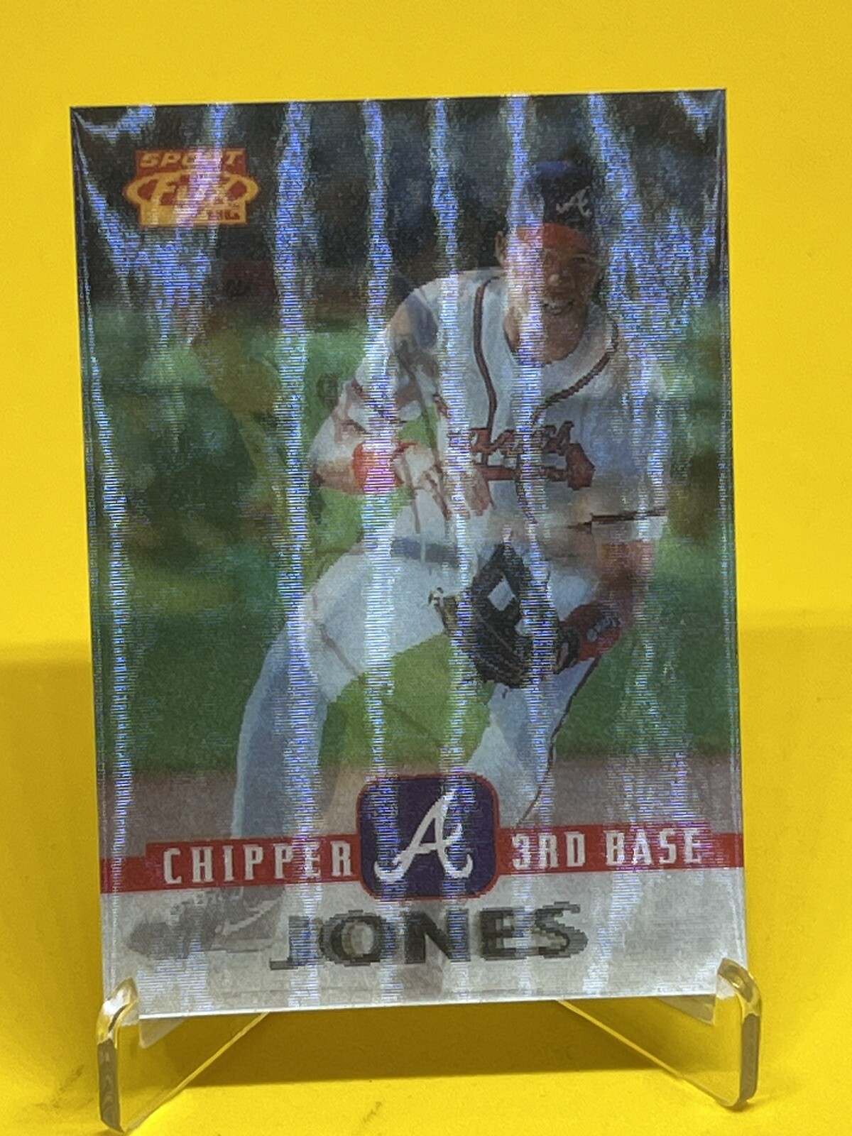 1996 Pinnacle Sport Flix 3D Chipper Jones Card# 19 | eBay