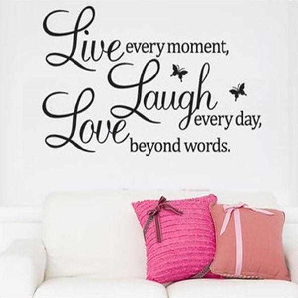 HOT SALE! DIY Removable Art Vinyl Quote Wall Sticker Decal Mural Home ...