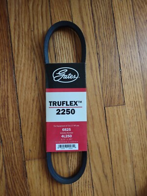 Gates 2250 Truflex V-Belt, Light Duty, 25" Length, 1/2" | eBay