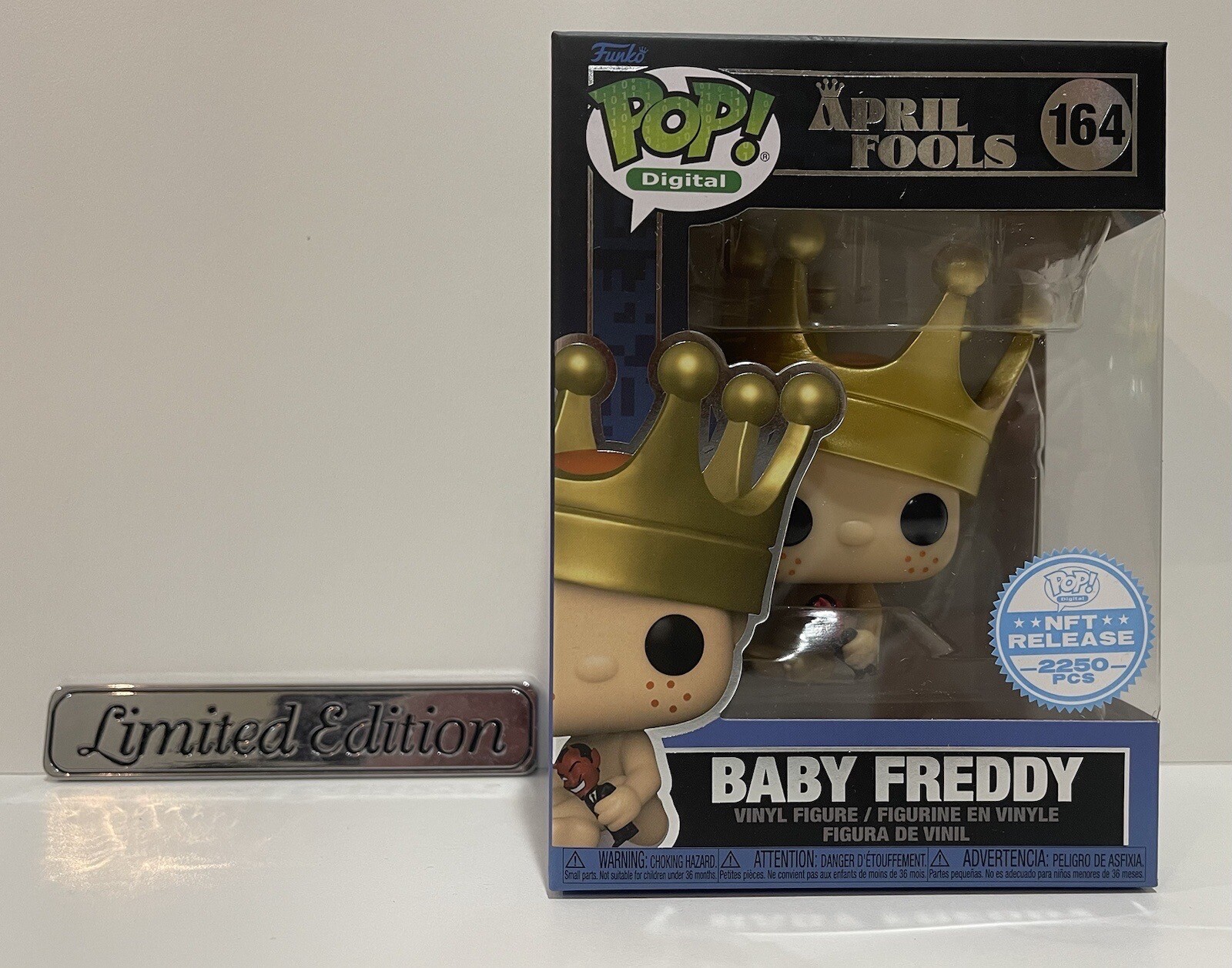 Funko Pop Digital April Fools Baby Freddy #164 LE Droppp EX 1/1984 (266 ...