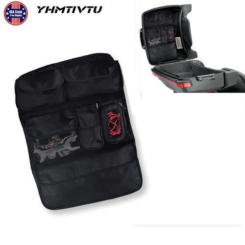 Lid Organizer Bag Tour Pack Pak Fit For Harley Touring Street Glide ...