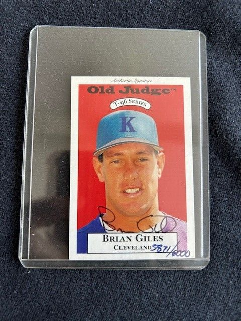 Brian Giles Certified Autograph Signature Auto Card (Inventory #A) | eBay