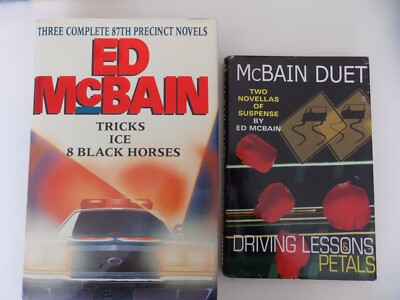 5 by Ed McBain: Petals + Driving Lessons + 8 Black Horses + Ice ...