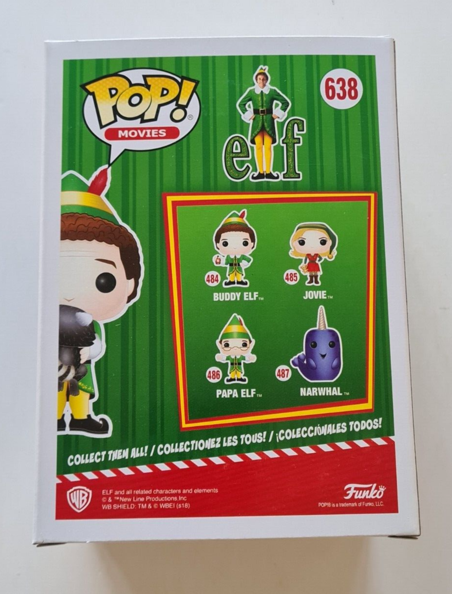 Buddy Elf Raccoon #638 12 Days of Christmas Funko Pop Soft Protector ...
