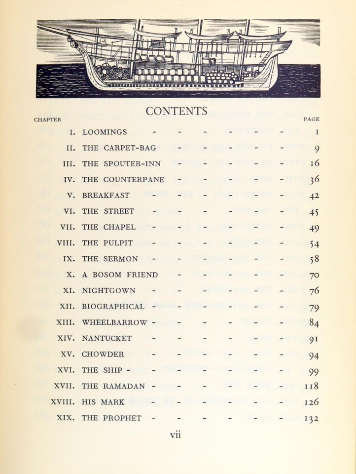 Rockwell Kent Woodcut Illustrated 1930 Moby Dick Herman Melville ...