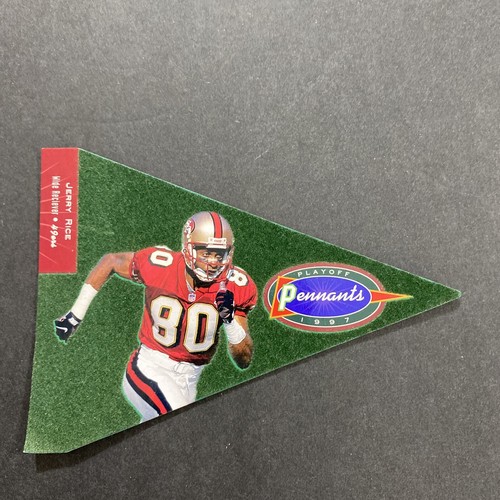 1997 Playoff Absolute Pennant Jerry Rice San Francisco 49ers #81 Box ...