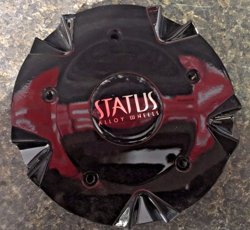 Status Black Wheel RIM Center Cap CAP # C-S802B-FREE SHIPPING! | eBay
