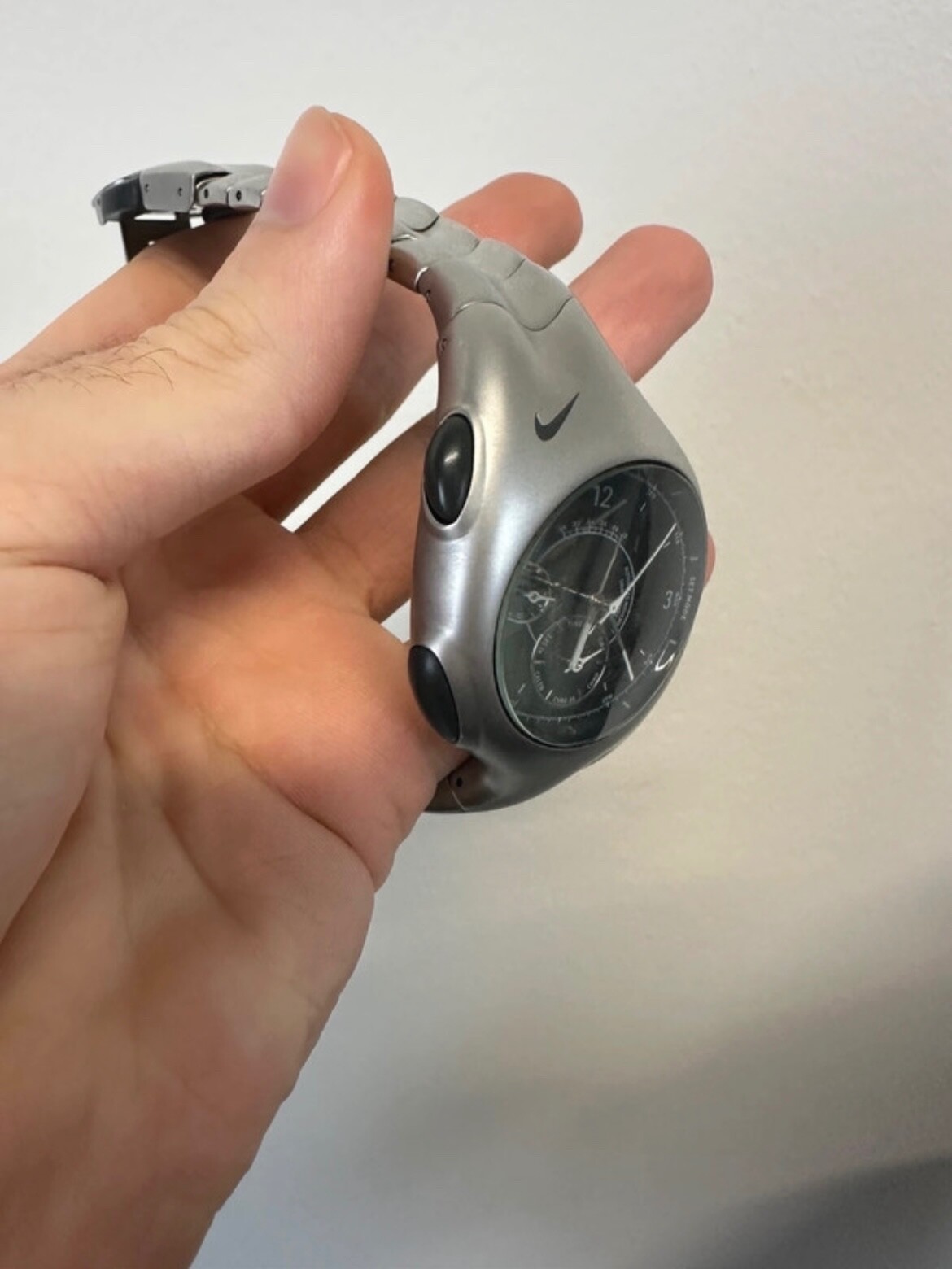 Brand New 2001 Nike Triax Armored Chrono Stainless Steel Very Rare ...