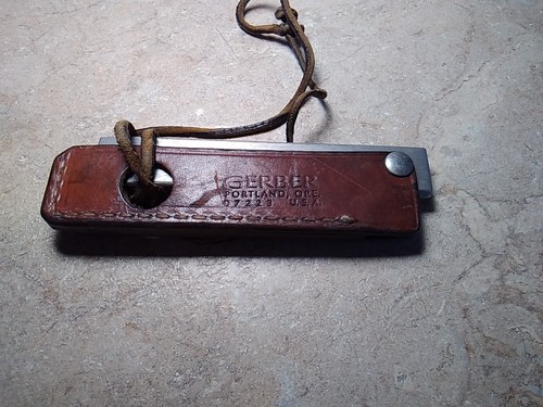 Vintage Gerber Steel Hone Chisel 97223 Portland Ore | eBay