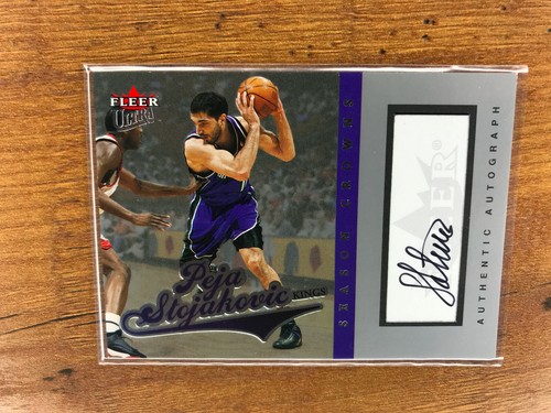 2004/05 ULTRA PEJA STOJAKOVIC SEASON CROWNS SILVER AUTOGRAPH /99 | eBay
