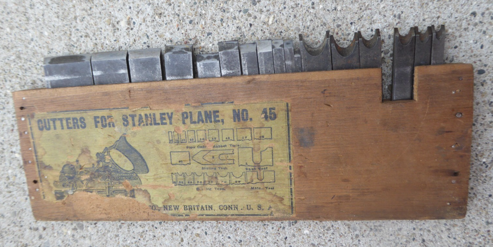 Vintage Stanley No. 45 Combination Plane Cutters and Accessories | eBay