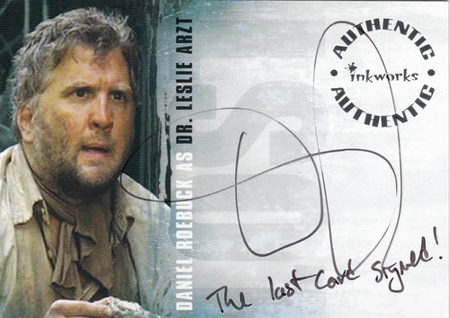 Lost Season 1 Ultra Rare Daniel Roebuck as Dr. Leslie Artz A8 Variant ...