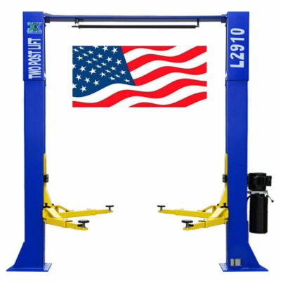 2 Post L2910 Auto Lift 9,000 lb. capacity car lift over head Clear ...
