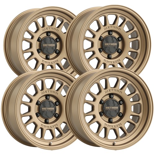 (Set of 4) Method MR318 18x8.5 6x5.5" +40mm Bronze Wheels Rims 18" Inch ...