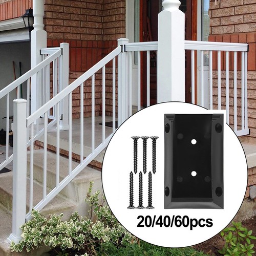 Deck Railing Bracket Connectors for 2x4 Wood Posts Ensuring Reliable ...