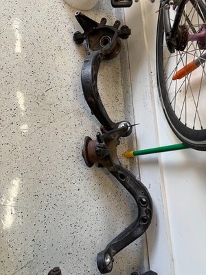 01-06 BMW E46 M3 Rear Suspension Spindle Trailing Arms + AKG RTAB | eBay