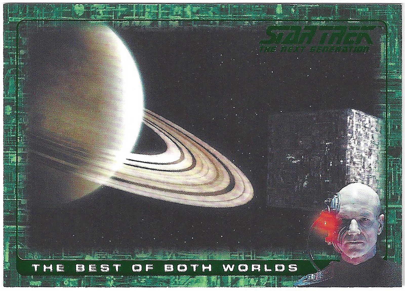 Star Trek TNG Archives Inscriptions Best of Both Worlds Chase insert # ...