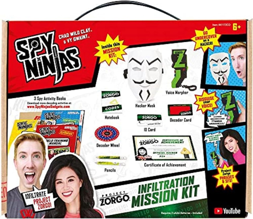 Spy Ninjas Project Zorgo Infiltration Mission Kit With Mask Voice ...
