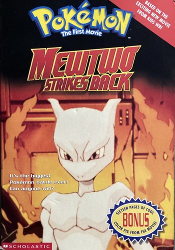Mewtwo Strikes Back: Pokemon The First Movie: Movie Novelisation ...
