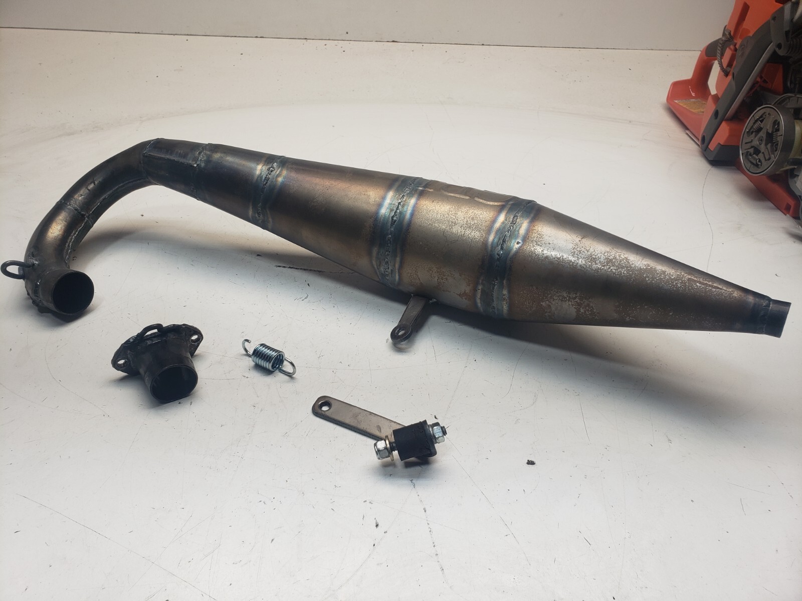 Hand Built Custom Chainsaw Exhaust Racing Pipe Muffler CPI HUSQVARNA ...