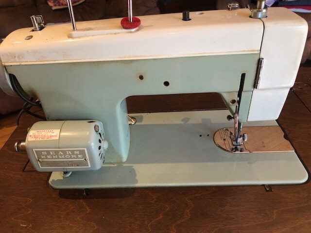 Vintage Sears Kenmore Electric Sewing Machine Model 5186 in Table ...